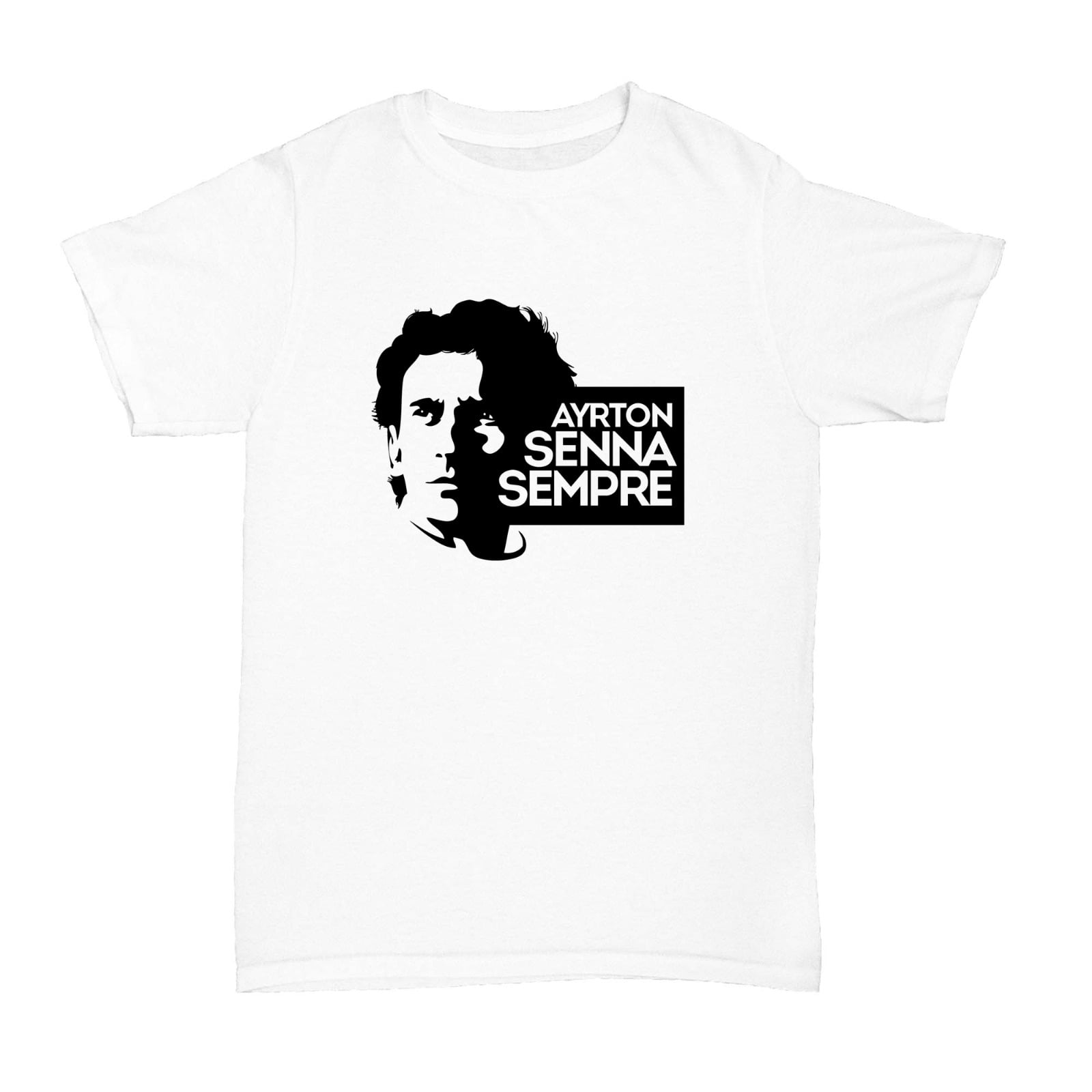 AYRTON SENNA SEMPRE T SHIRT SENNA FOREVER FORMULA ONE F1 LEGEND ...