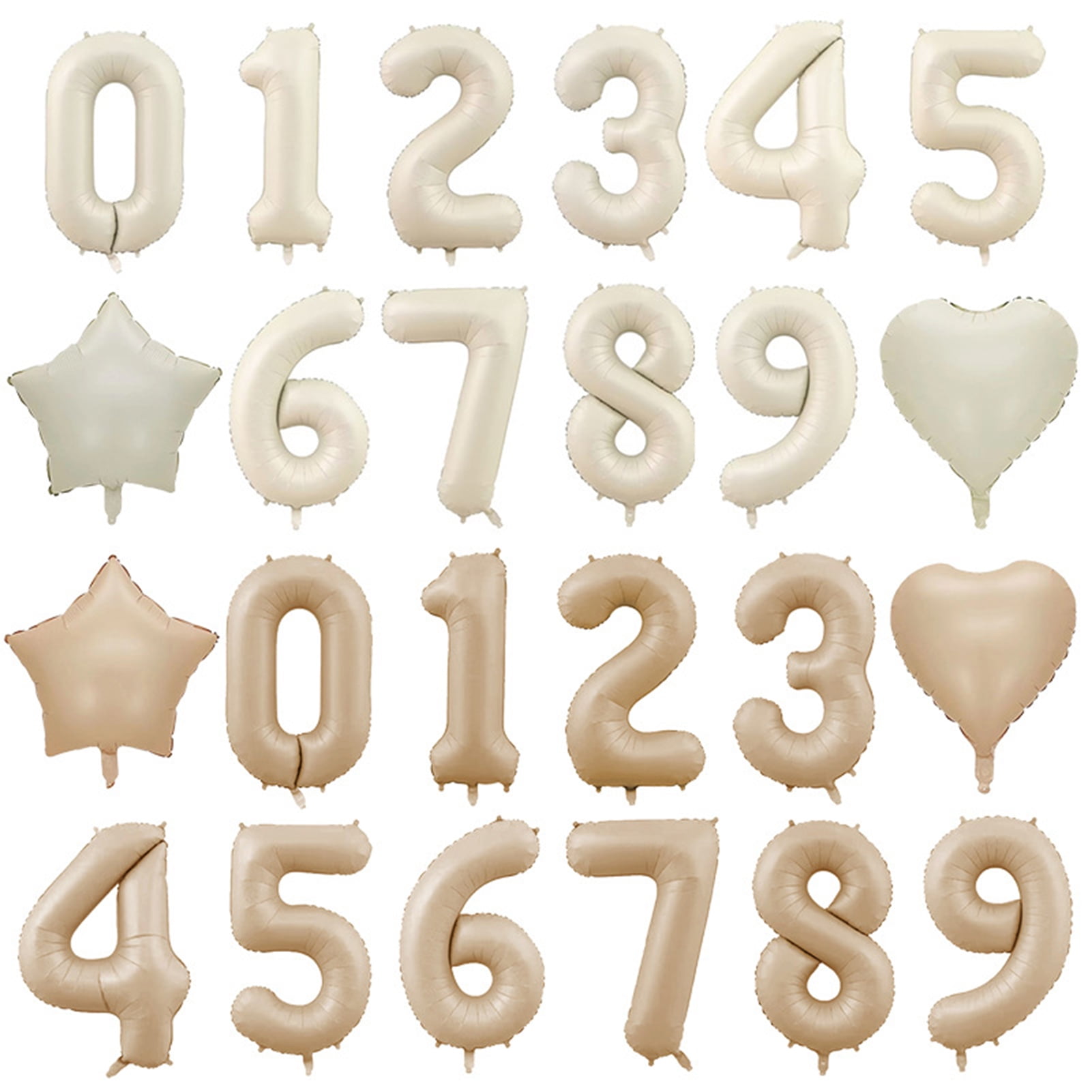 AYYUFE 1 Set Number Balloons Inflatable Eye-catching Decorative High ...