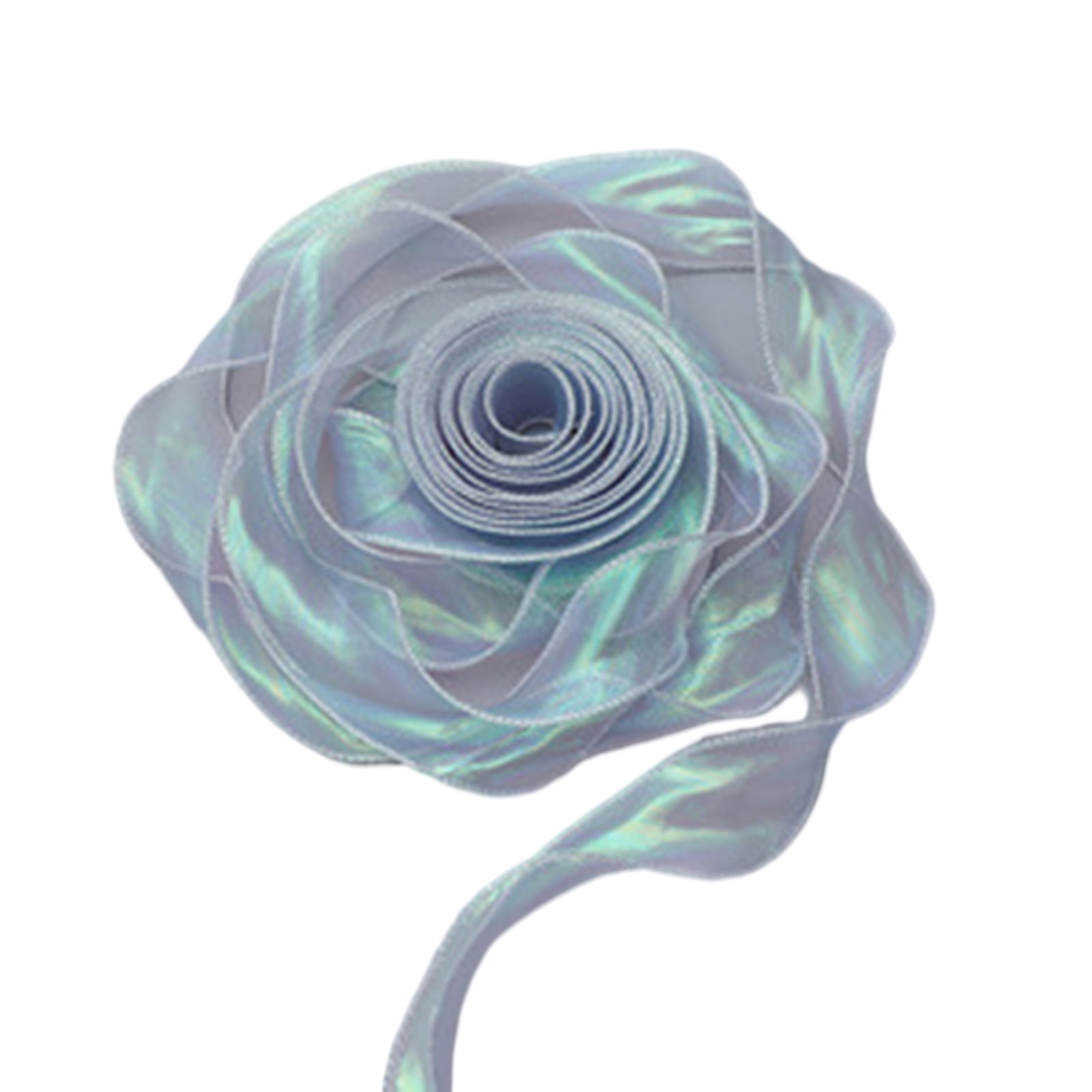 AYYUFE 3 Roll 10 Yard Chiffon Ribbon Iridescent Valentine's Day Wedding ...