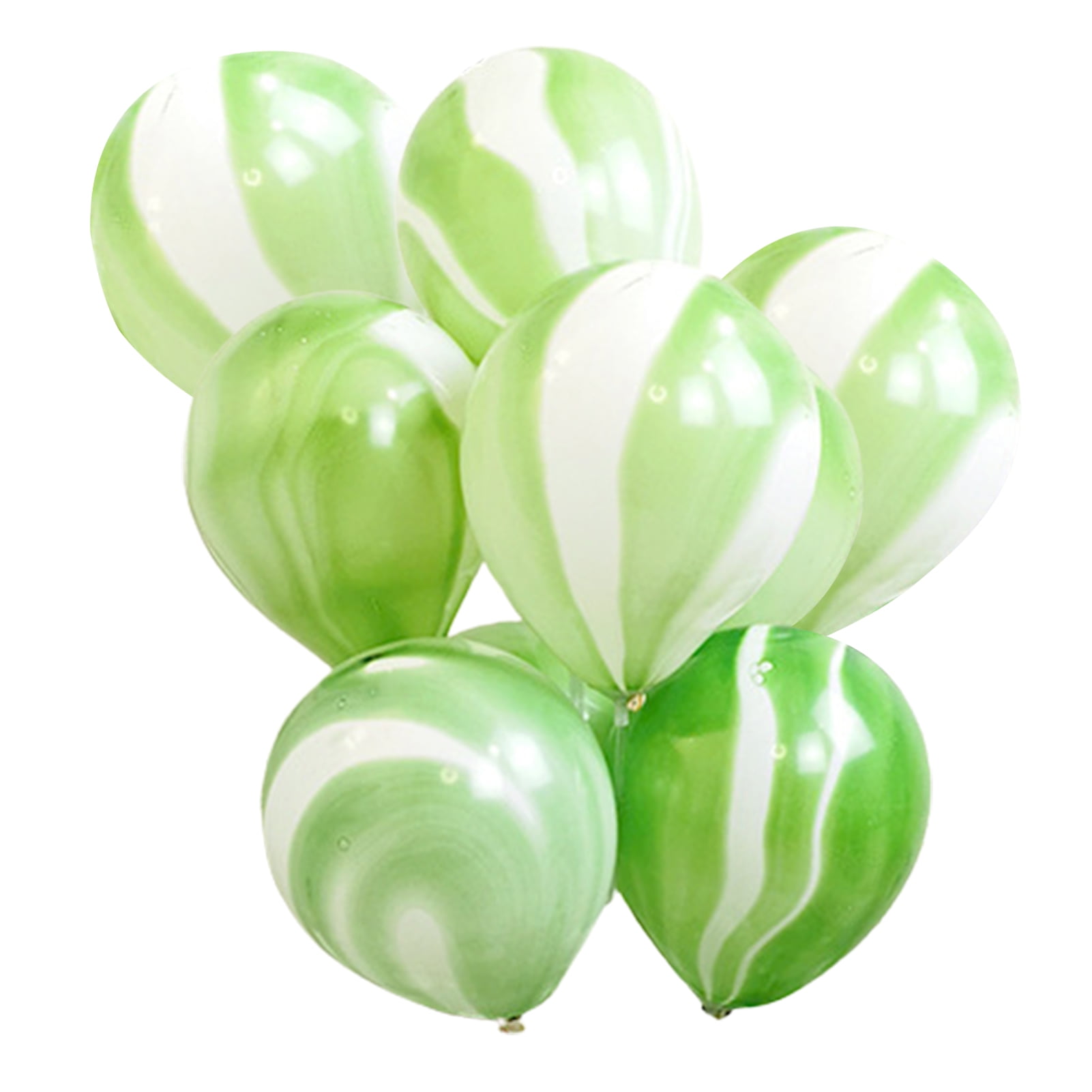 AYYUFE 50Pcs 12-inch Latex Balloon Agate Pattern Anti-burst Thicker ...