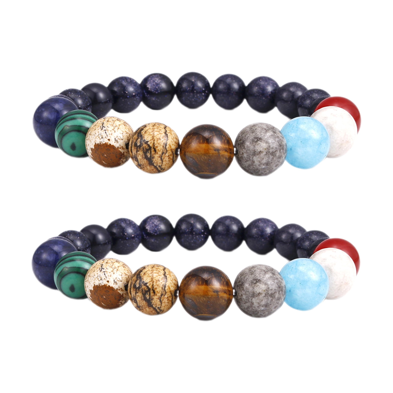 AYYUFE 6Pcs Guardian Planet Bracelet Ethnic Style Universe Galactic ...