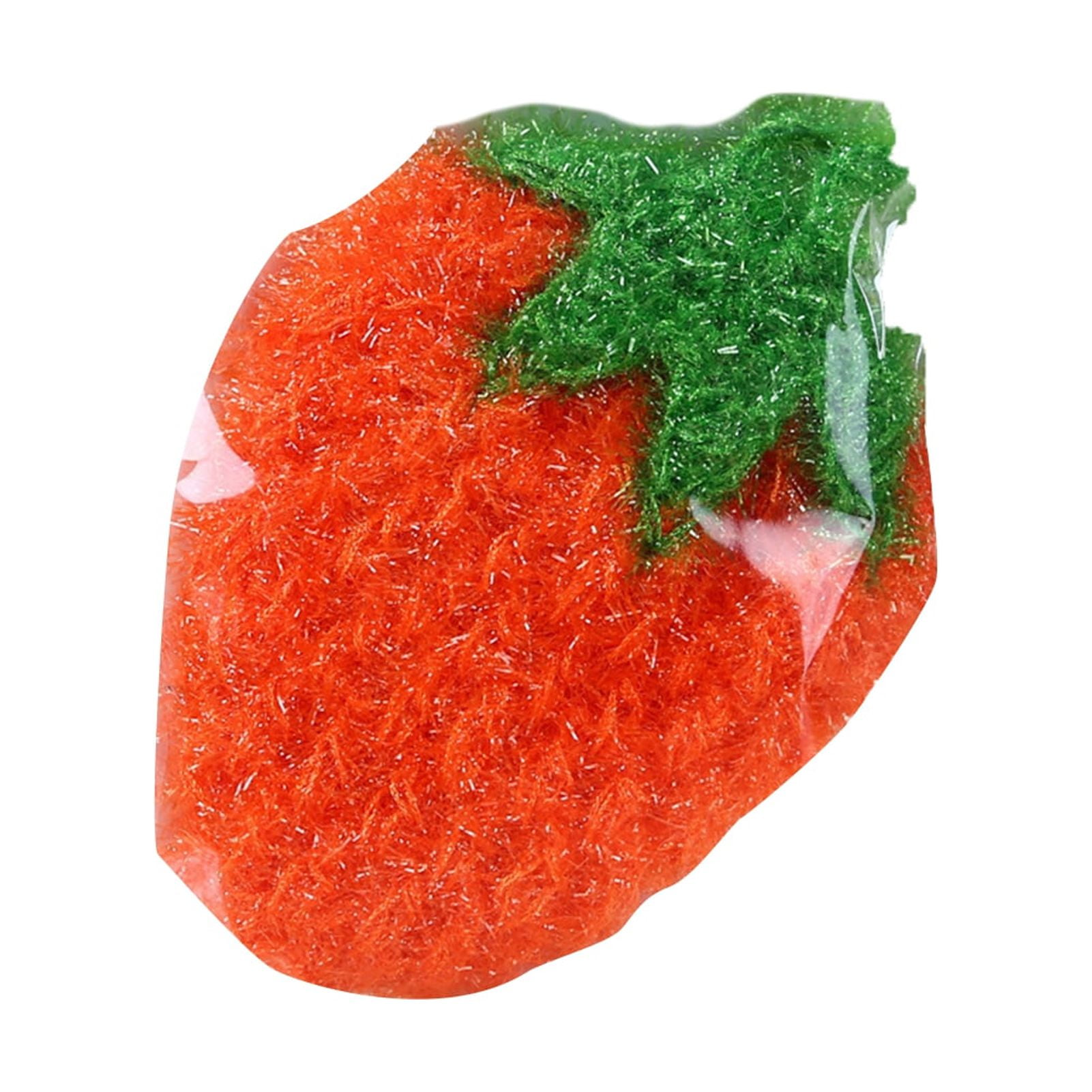 AYYUFE Creative Strawberry Shape Cleaning Cloth Rich Foam Absorbent ...