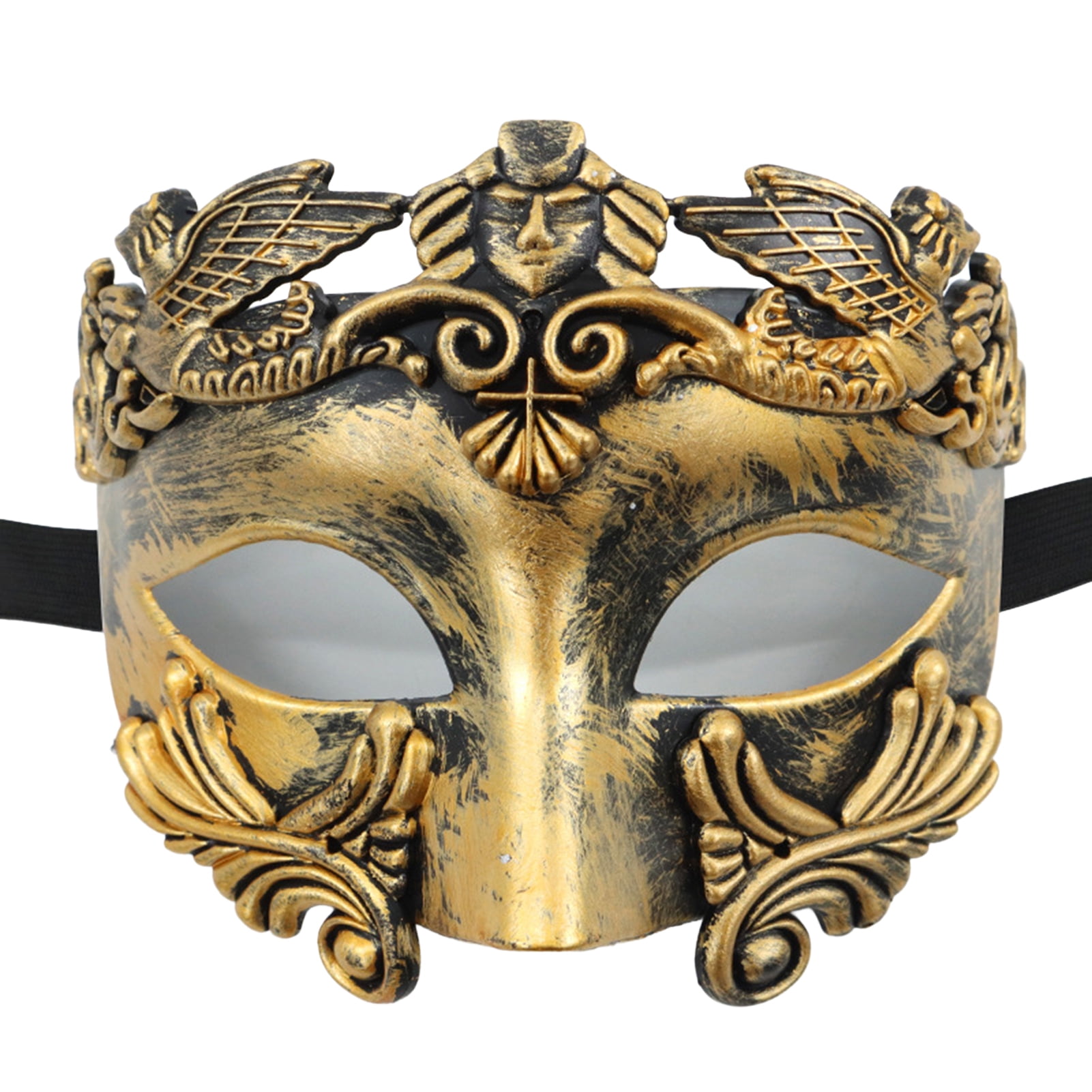 AYYUFE Masquerade Face Cover Retro Gorgeous Distressed Non-deformation ...