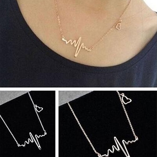 Heartbeat pattern locket store