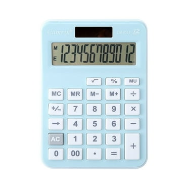Deals！Science Calculator for School,12 Digits 2 Line Display ...