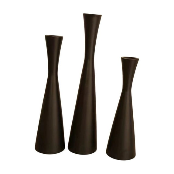 AYktou 3 Pcs Metal Candle Holders, 10.2 Inch Table Candlestick ...