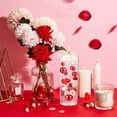 AYktou 6076PCS Pink and Red Hearts Shaped Vase Fillers,Acrylic Heart ...