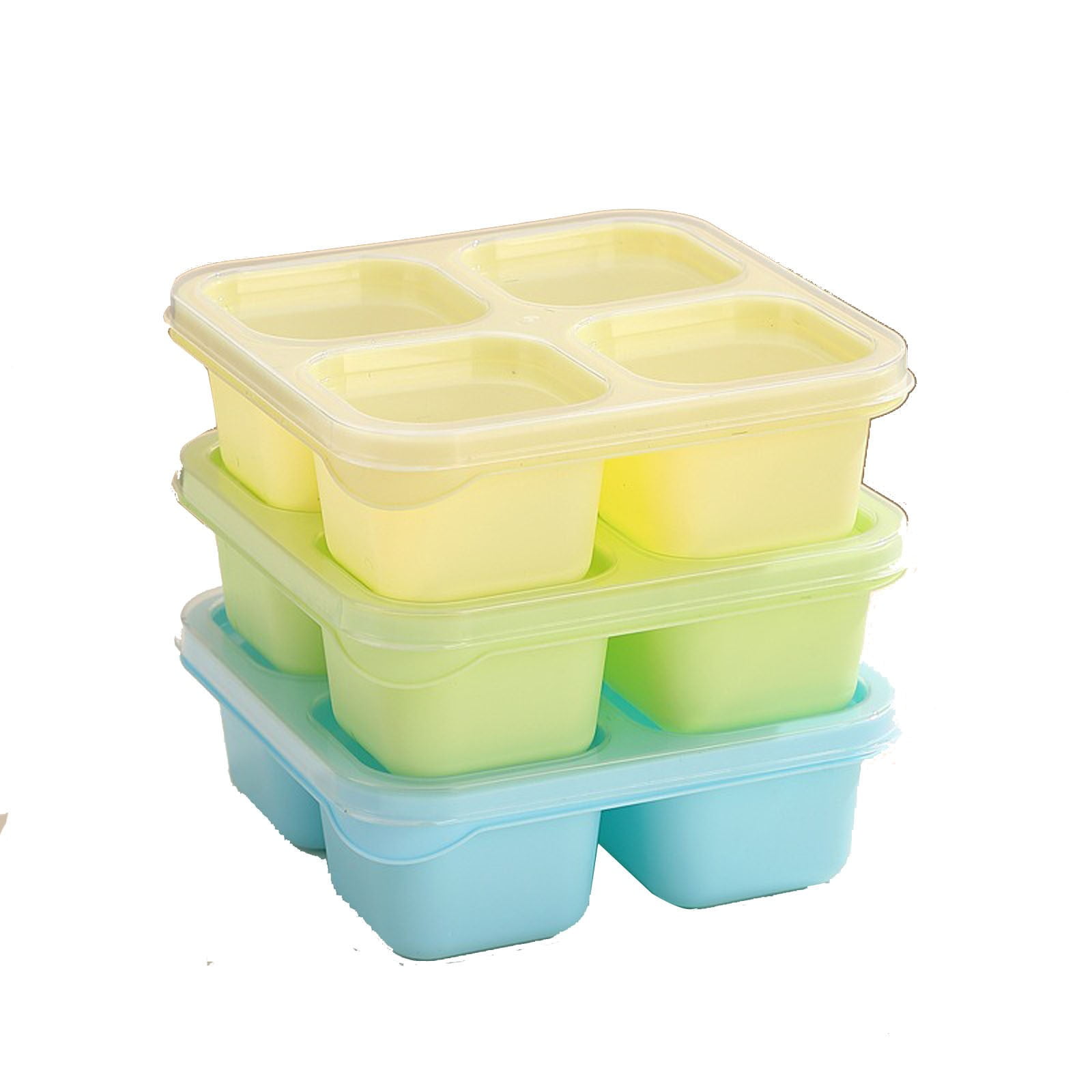 AYktou Bento Box Adult Lunch Box,4 Compartment Meal Prep Container for Adult,Reusable Food ...