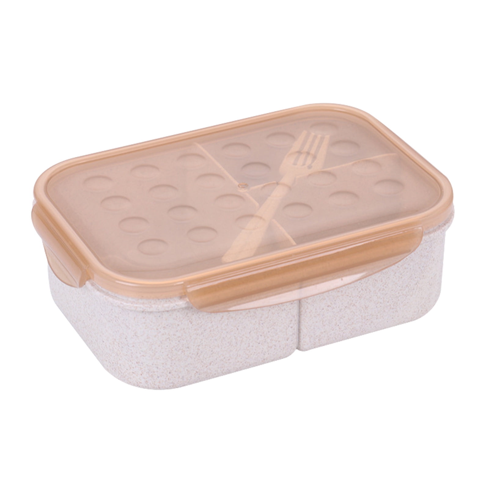 AYktou Bento Box-Meal Prep Containers with 3 Grids,Portable Reusable Snack Containers with Lids ...