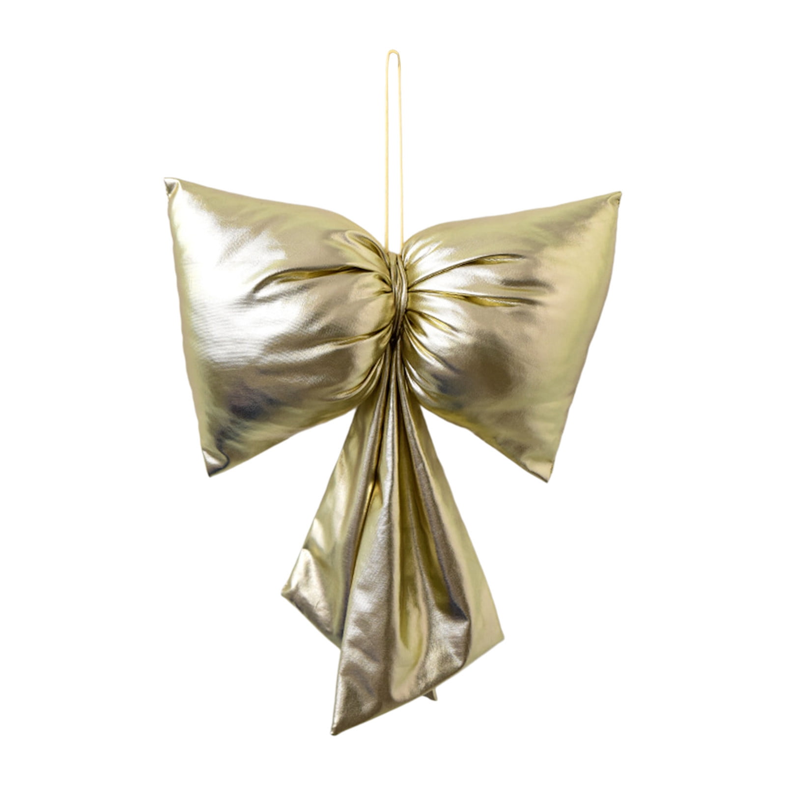 AYktou Christmas Bows, Glossy Fabric Large Bowknot Ribbon Christmas ...