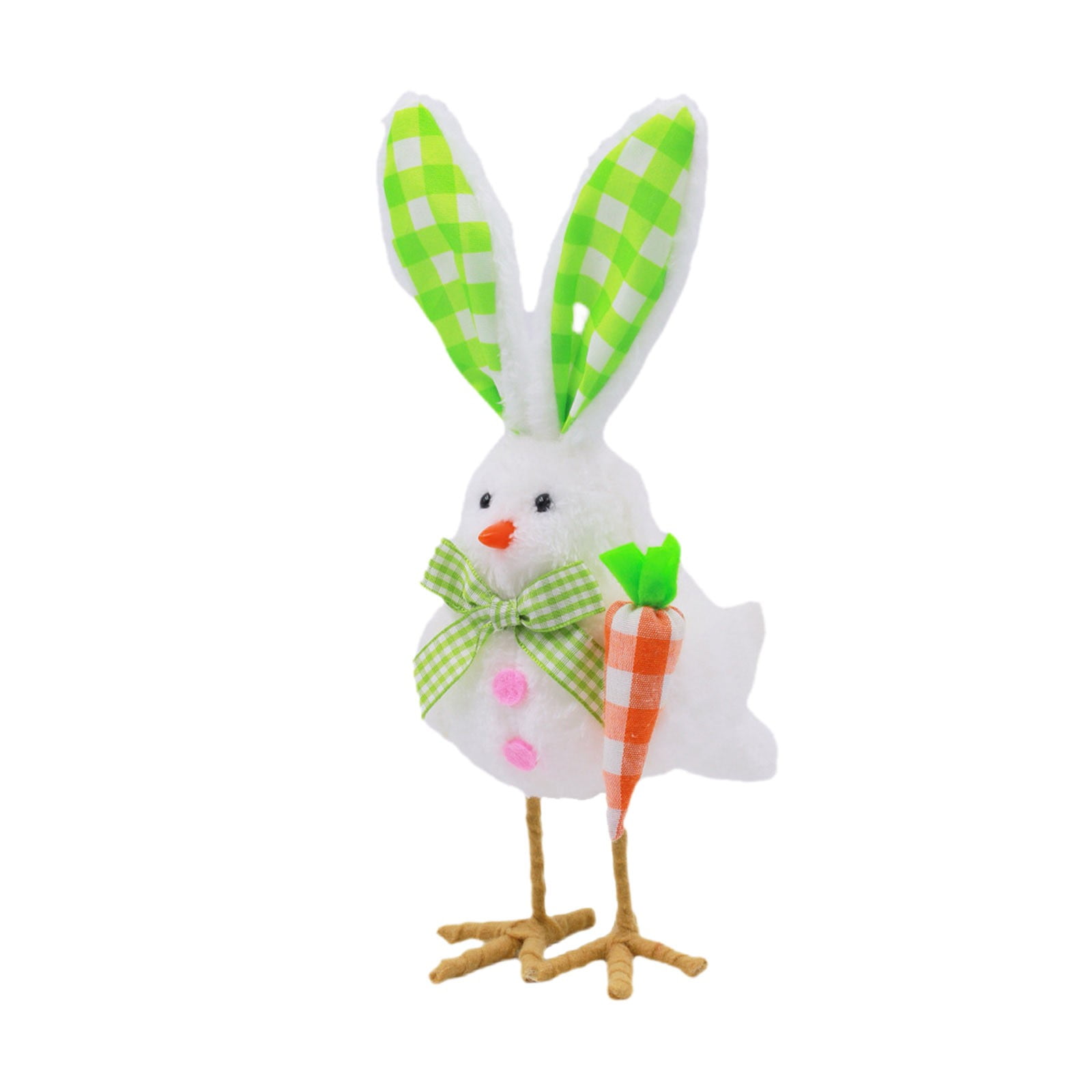AYktou Easter Decorations-Cute Plush Easter Bunny Birds Figurines Doll ...