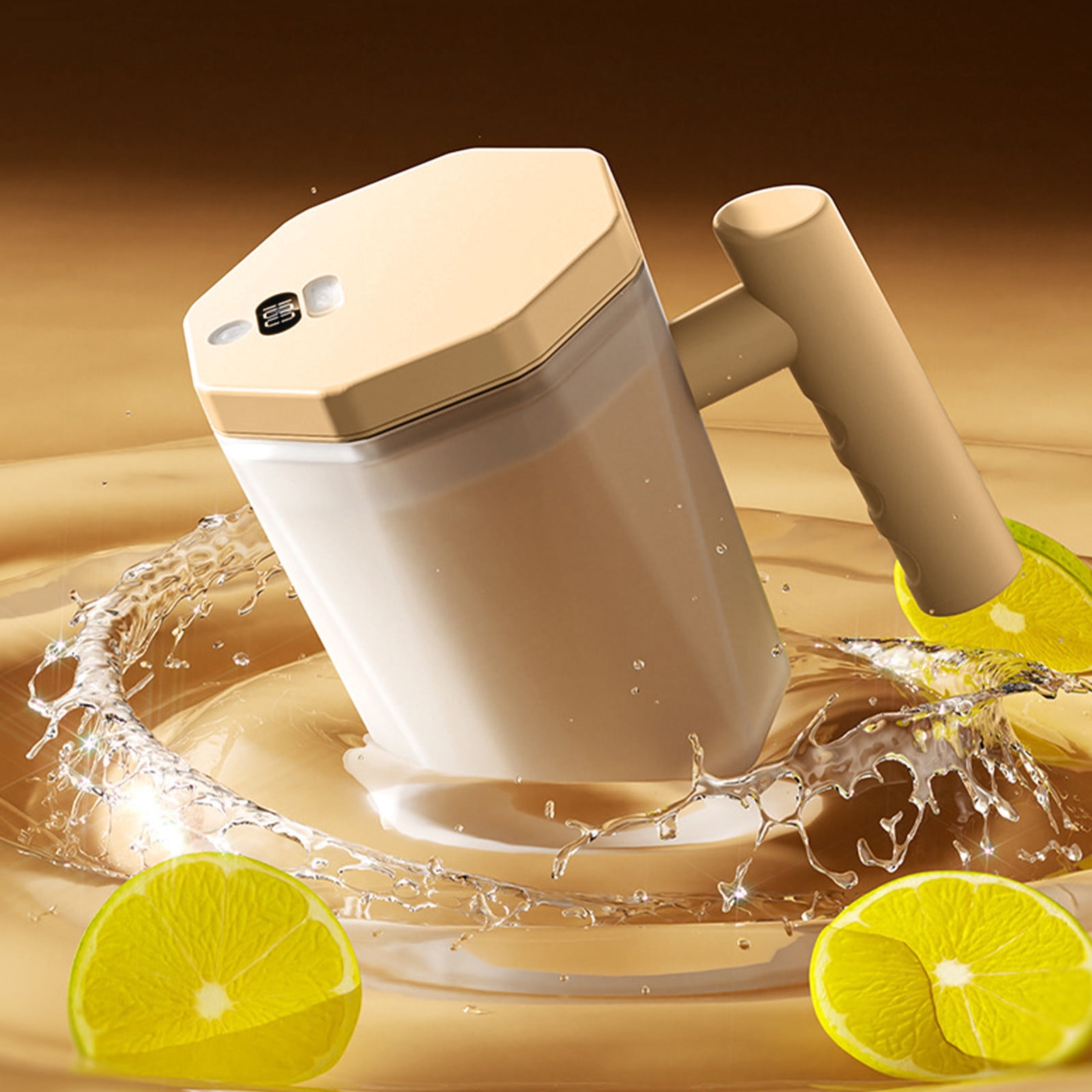AYktou Fully Automatic Coffee Mug, Rechargeable Mixing Cups Soy Milks ...