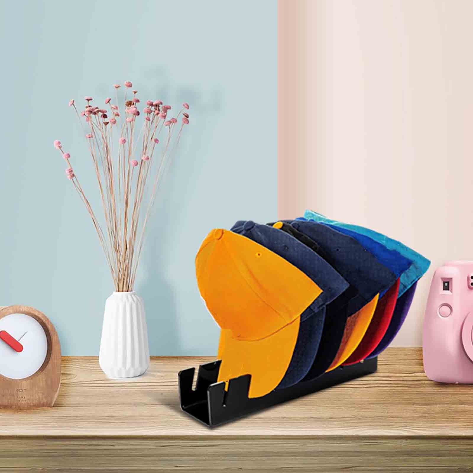 AYktou Hat Organizer,Hat Rack,2pcs No Installation Acrylic Hat ...