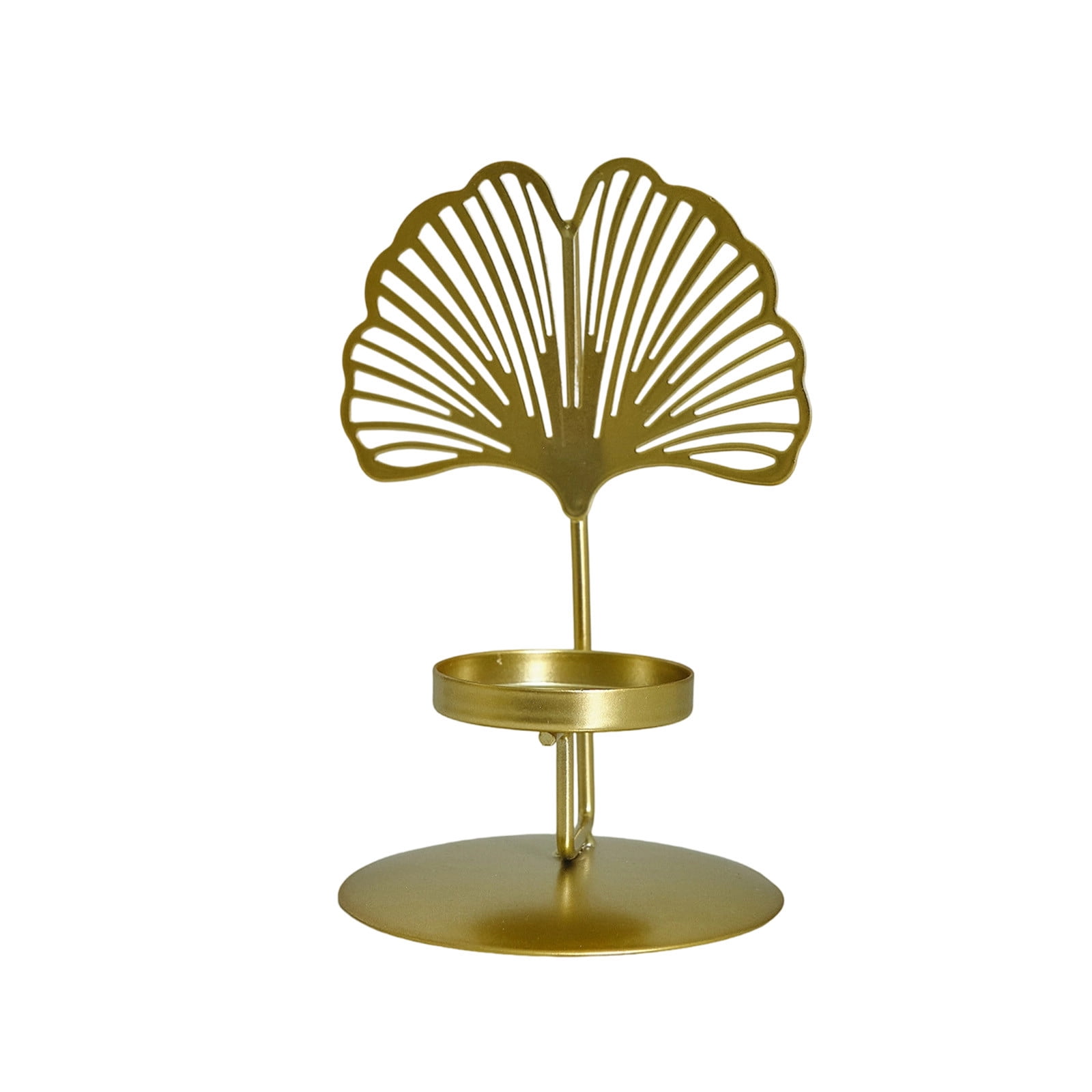 AYktou Iron Metal Candle Holders, Maple Leaves Butterflies Ginkgo Leaf ...