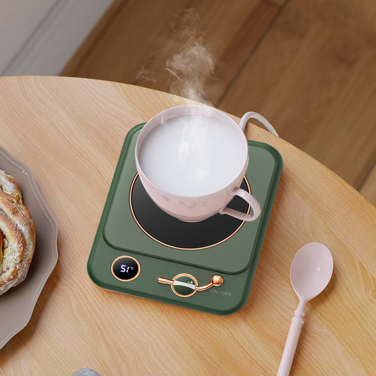 AYktou Mug Warmer-Fast Heating Coffee Mug Warmer for Desk with ...