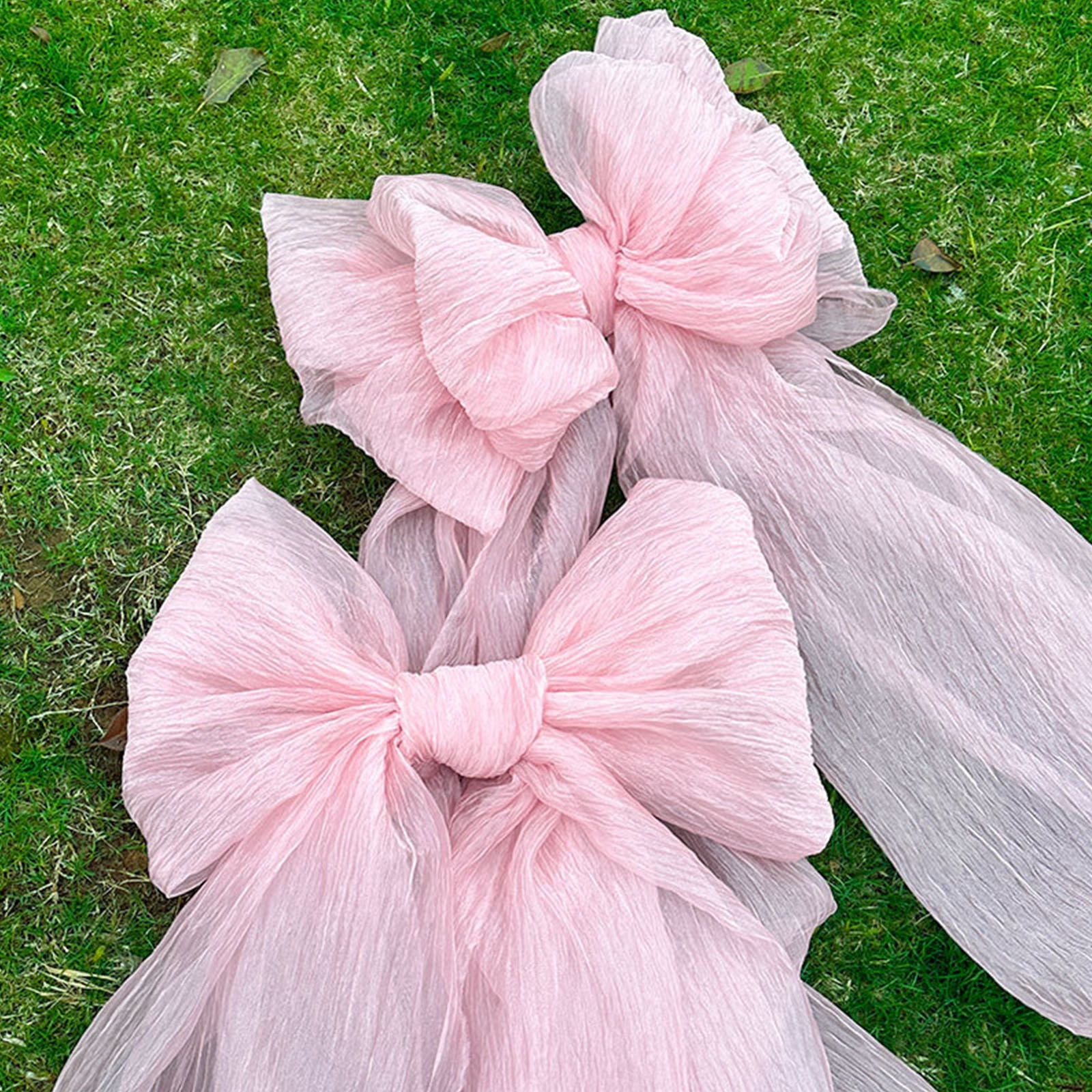 AYktou Oversized Pink Party Bows 71×19 Inch, Birthday Party Background ...