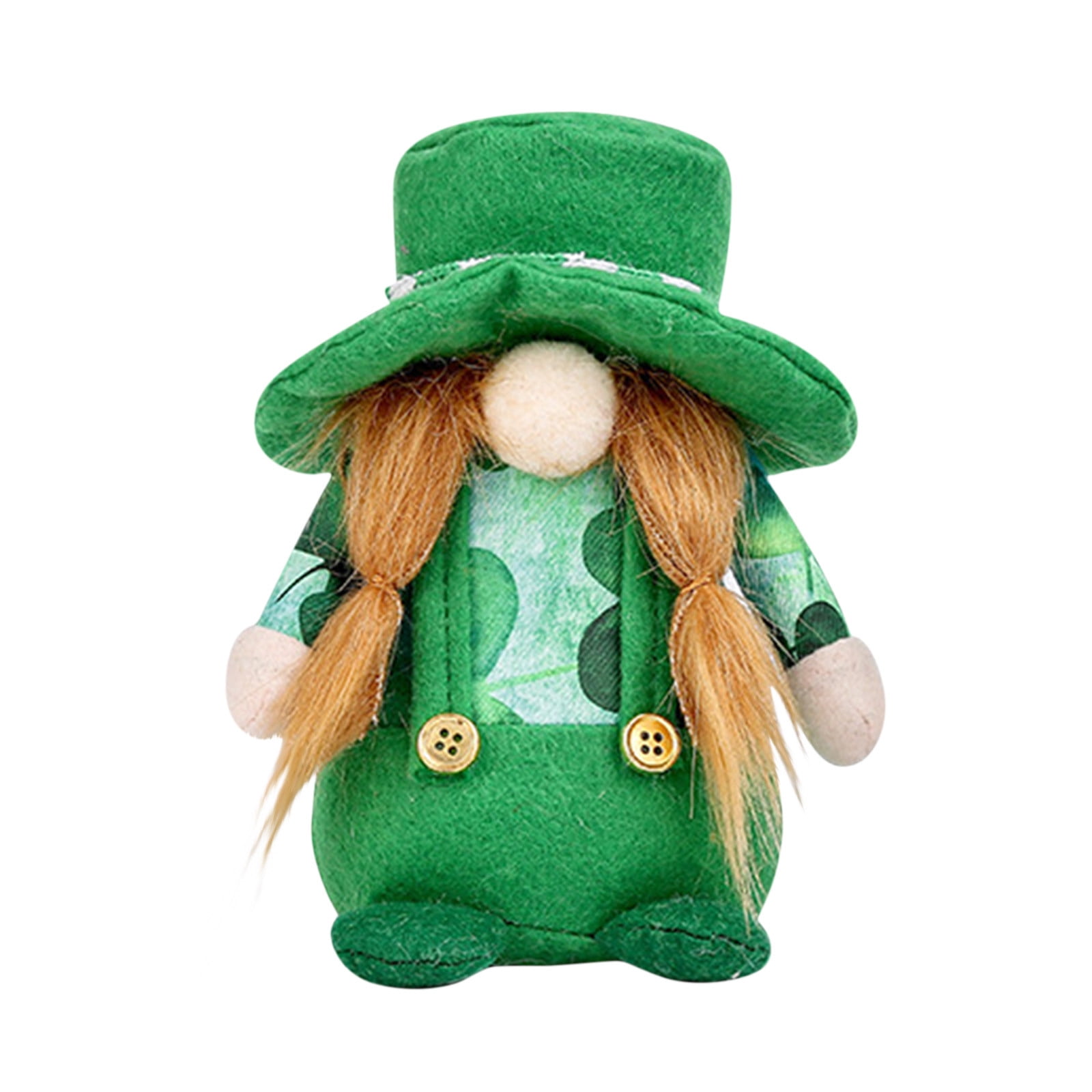 AYktou St Patricks Day Gnomes Plush Dolls-Soft Irish Shamrock Ornaments ...
