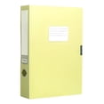AYktou Storage File Boxes Archives Cases, Foldable A4 File Folder ...