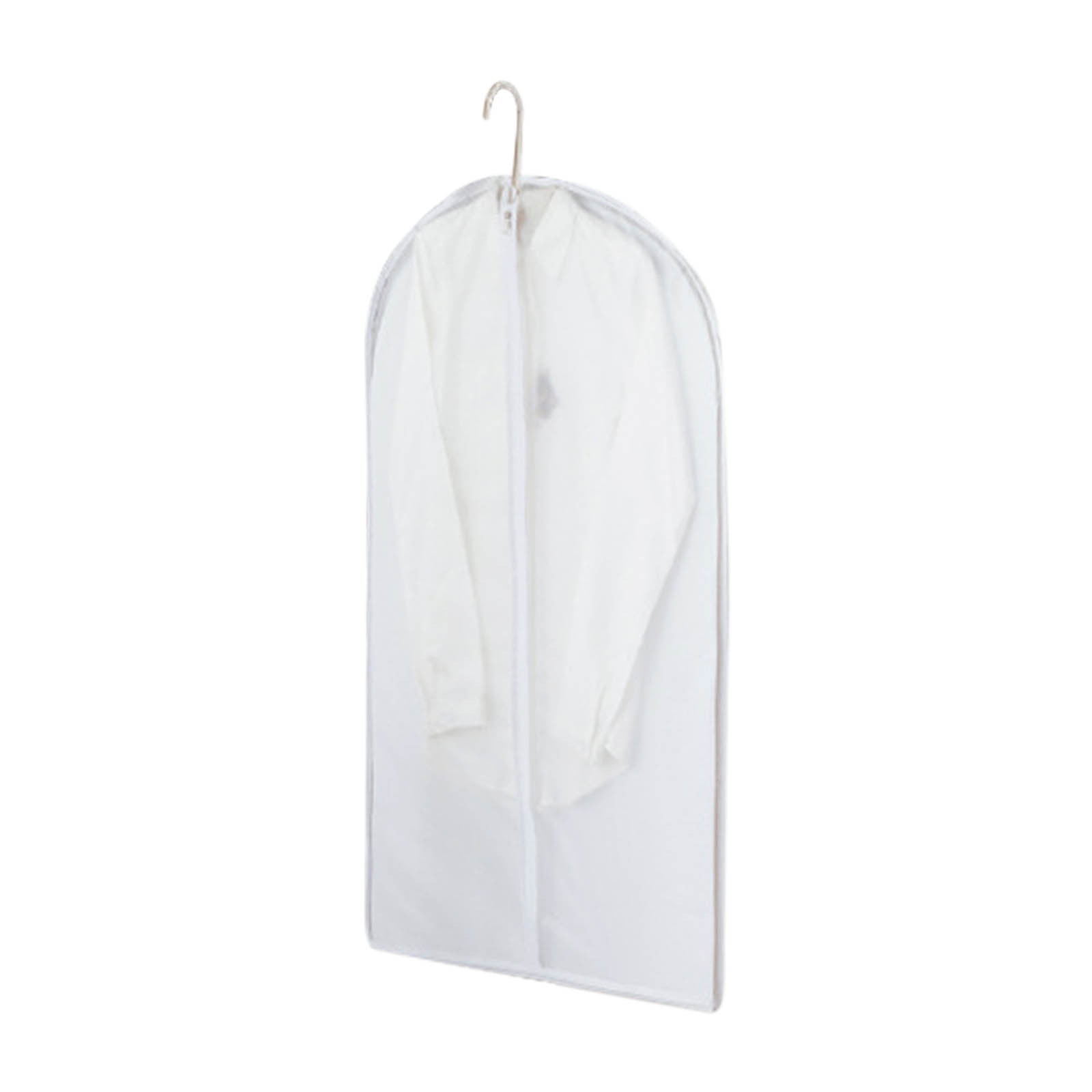 AYktou Translucent Garment Bags with Zipper,Dust Proof Clothes Covers ...