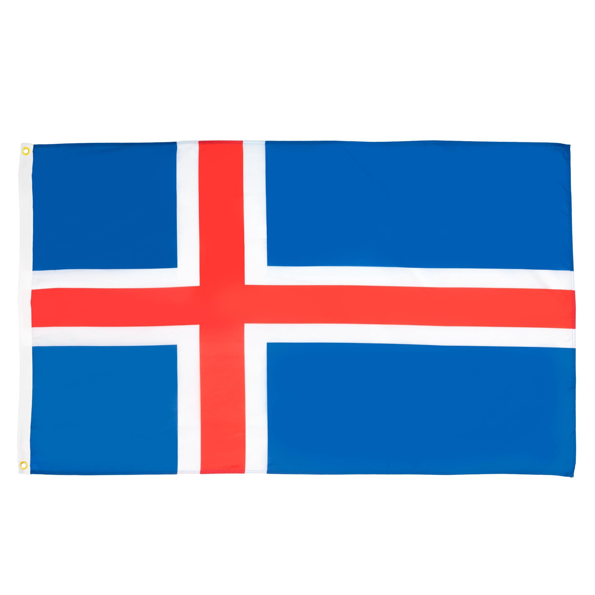 AZ FLAG Pack of 10 Iceland Flag 2 x 3 ft 100D Polyester Icelander 2 ...