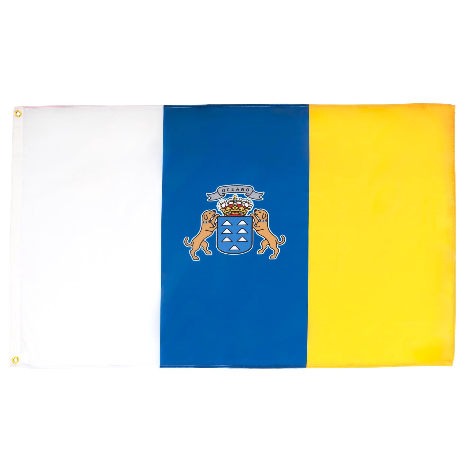 AZ FLAG Pack of 2 Canary Islands Flag 2 x 3 ft 100D Polyester 2 ...
