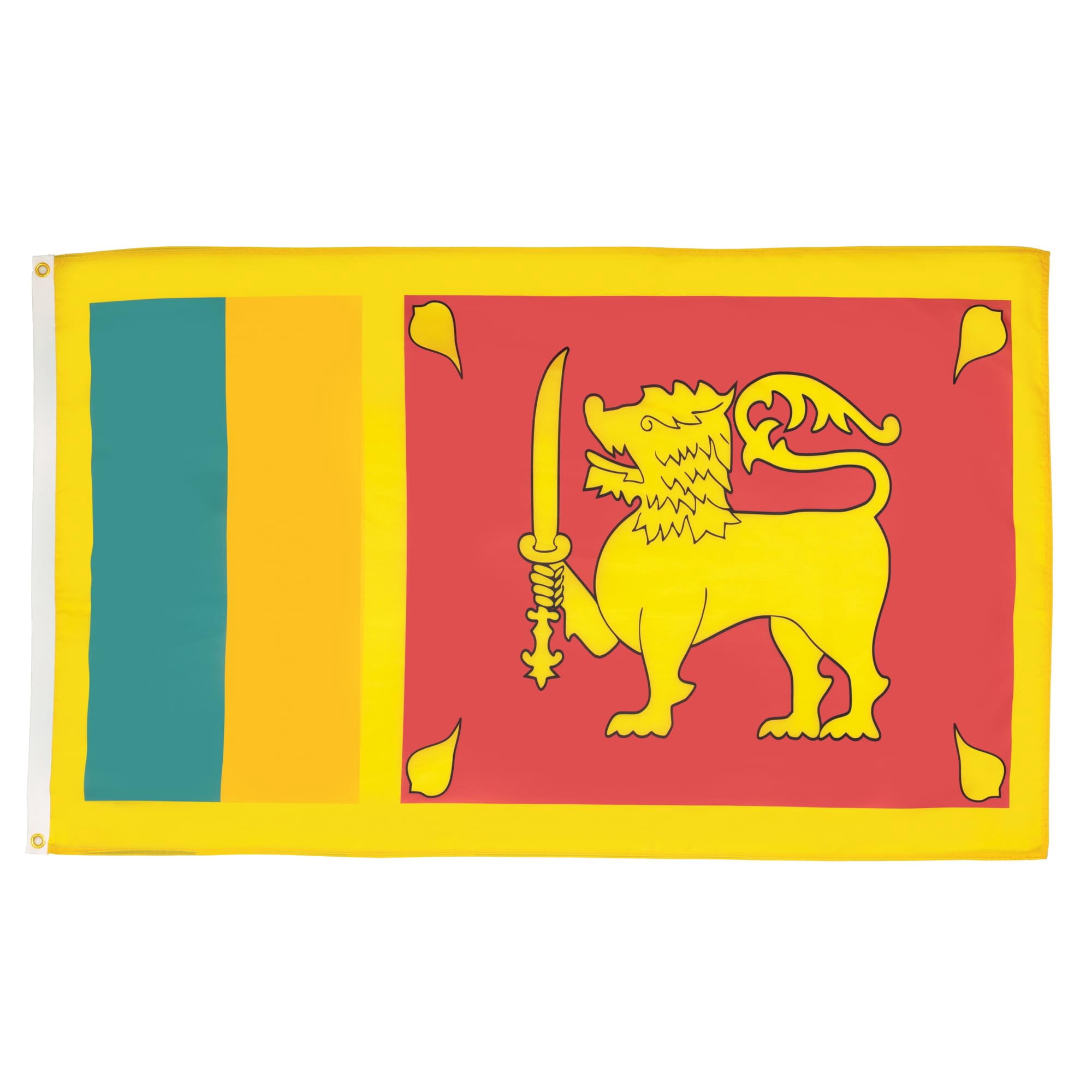 AZ FLAG Pack of 2 Sri Lanka Flag 2 x 3 ft 100D Polyester Sri Lankan 2 ...