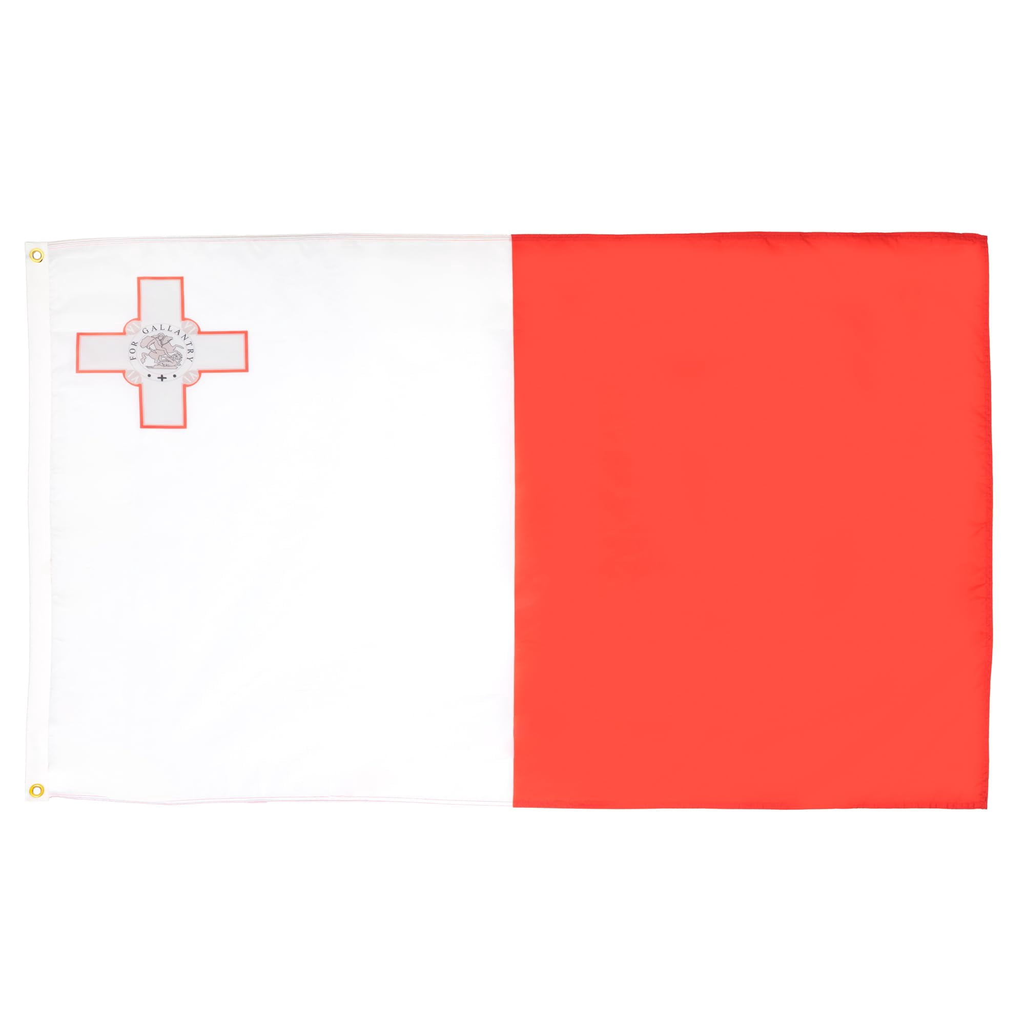 AZ FLAG Pack of 5 Malta Flags 2x3 ft Maltese 100D Polyester 2 Grommets ...