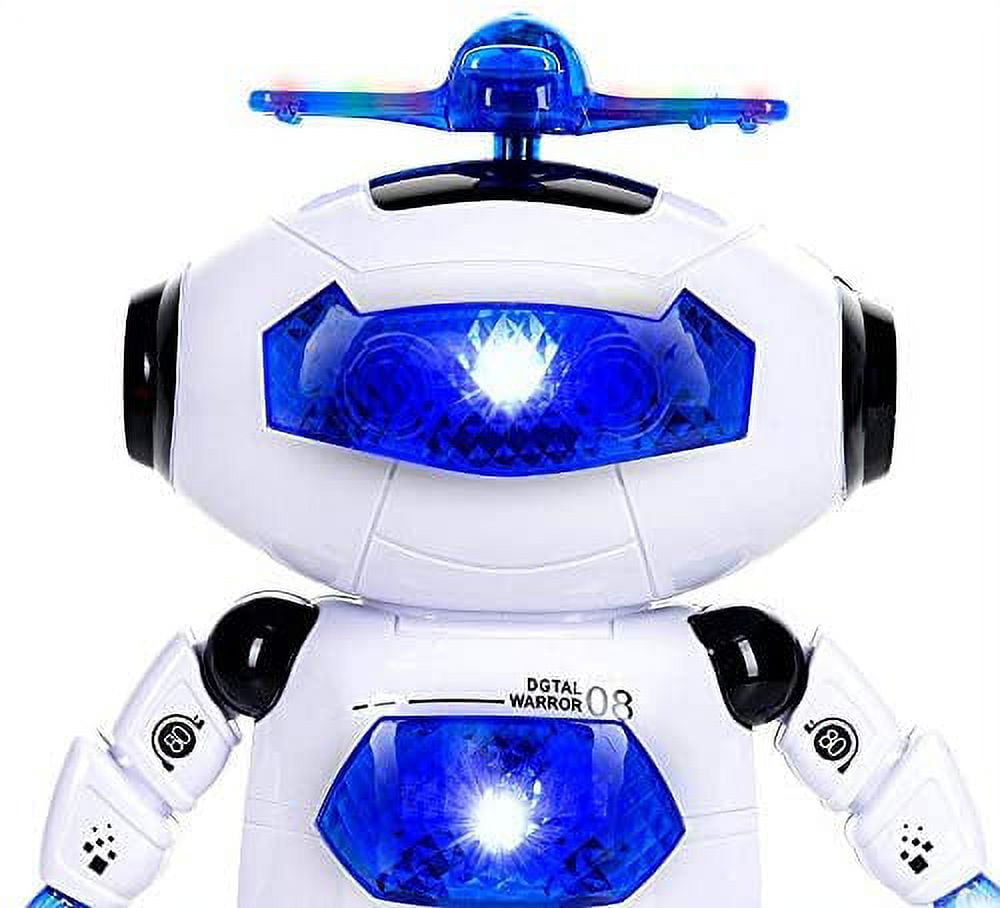 10" Walking & Dancing RC Robot w/ Music - Walmart.com