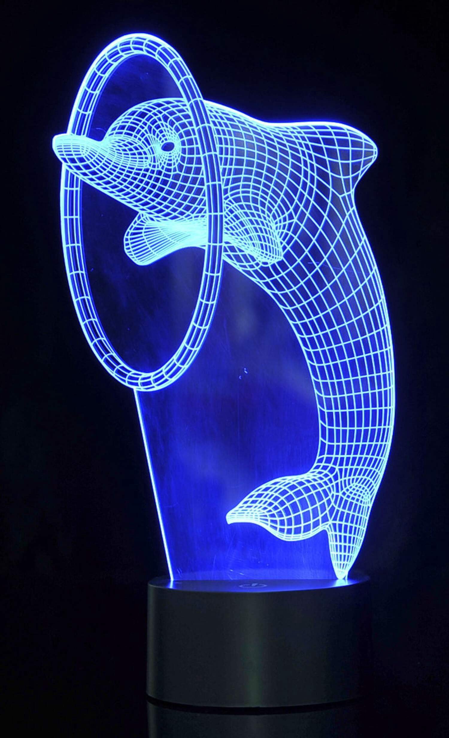 3D Dolphin Laser Cut Precision LED Lights - Walmart.com