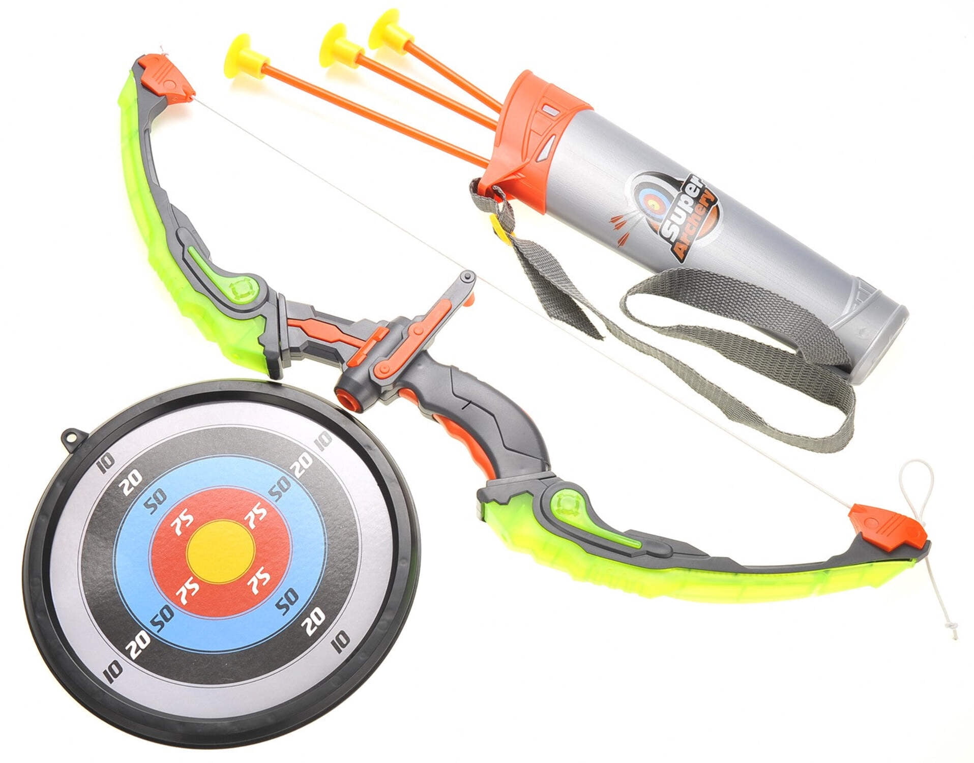 Bow And Arrow Playset With Quiver And Target (Green) - Walmart.com