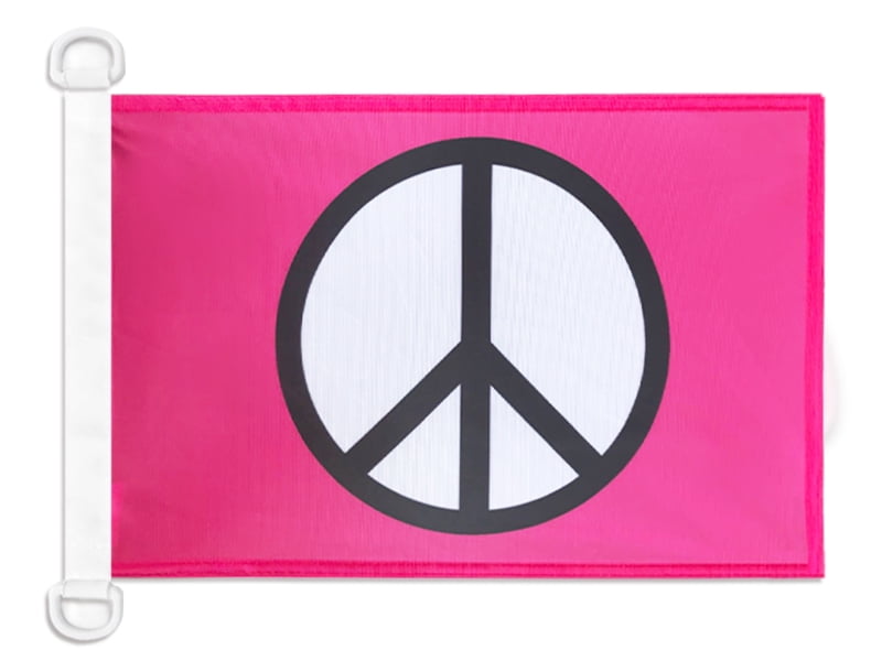 AZ flag Peace symbol Pink Flag - Walmart.com
