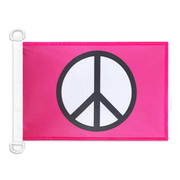 AZ flag Peace symbol Pink Flag - Walmart.com