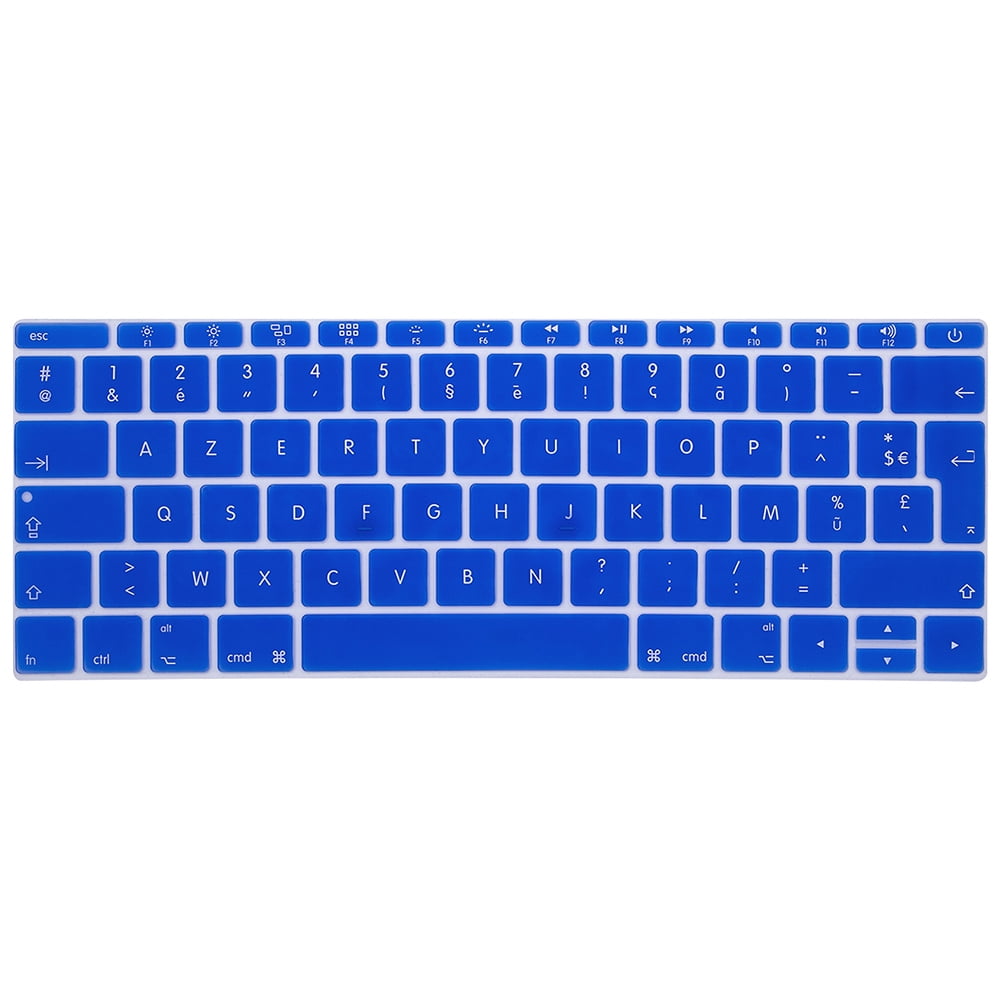 AZERTY French Silicone Keyboard Cover EU Layout for MacBook New Pro 13 ...
