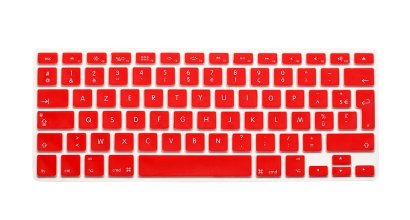 AZERTY Soft French Silicone Keyboard Cover EU Version for Macbook Air ...