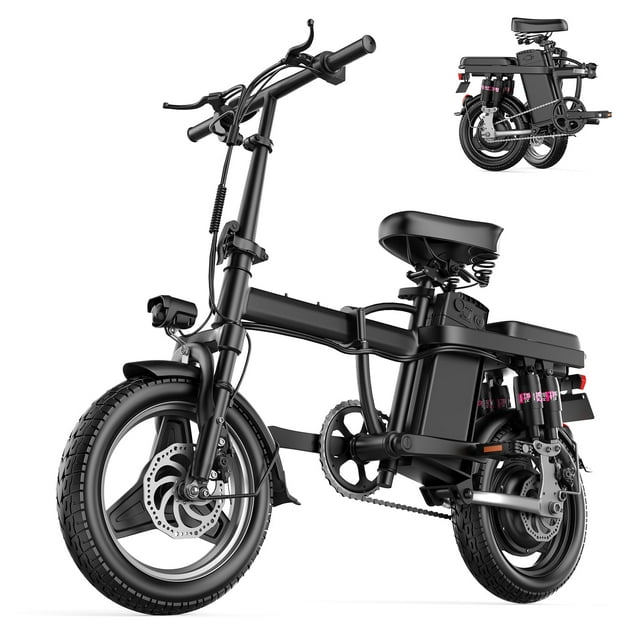 Engwe Mtb ENGWE EP-2 Folding Electric Moped Bicycle Grey Engwe Electric Bike