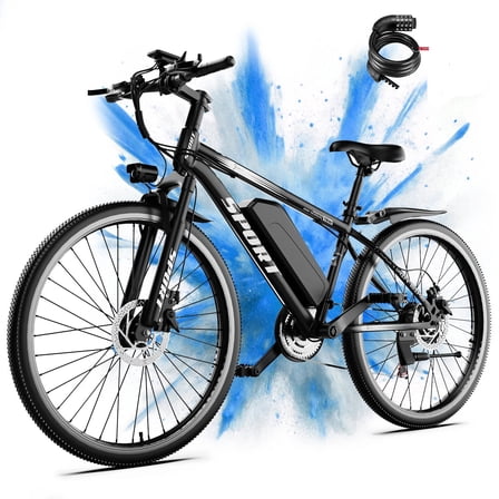 Misodo G26 Electric Bike for Adults, 26" Electric Mountain Bike, Peak ...