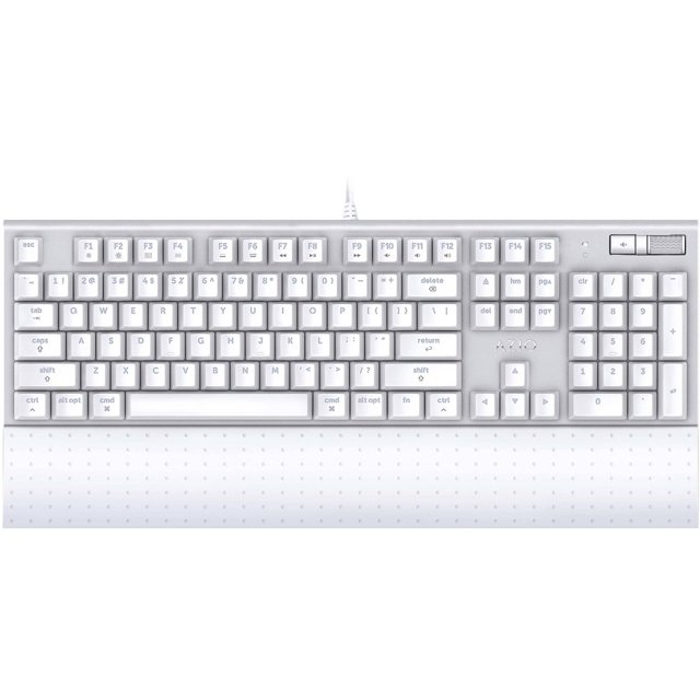 AZIO MK-MAC-U01 Wired USB Backlit Mechanical MAC Keyboard, White ...