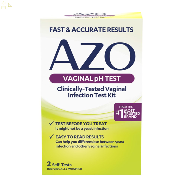 AZO Vaginal Ph Test Kit, Clinically-Tested, Fast & Accurate Results, 2 ...