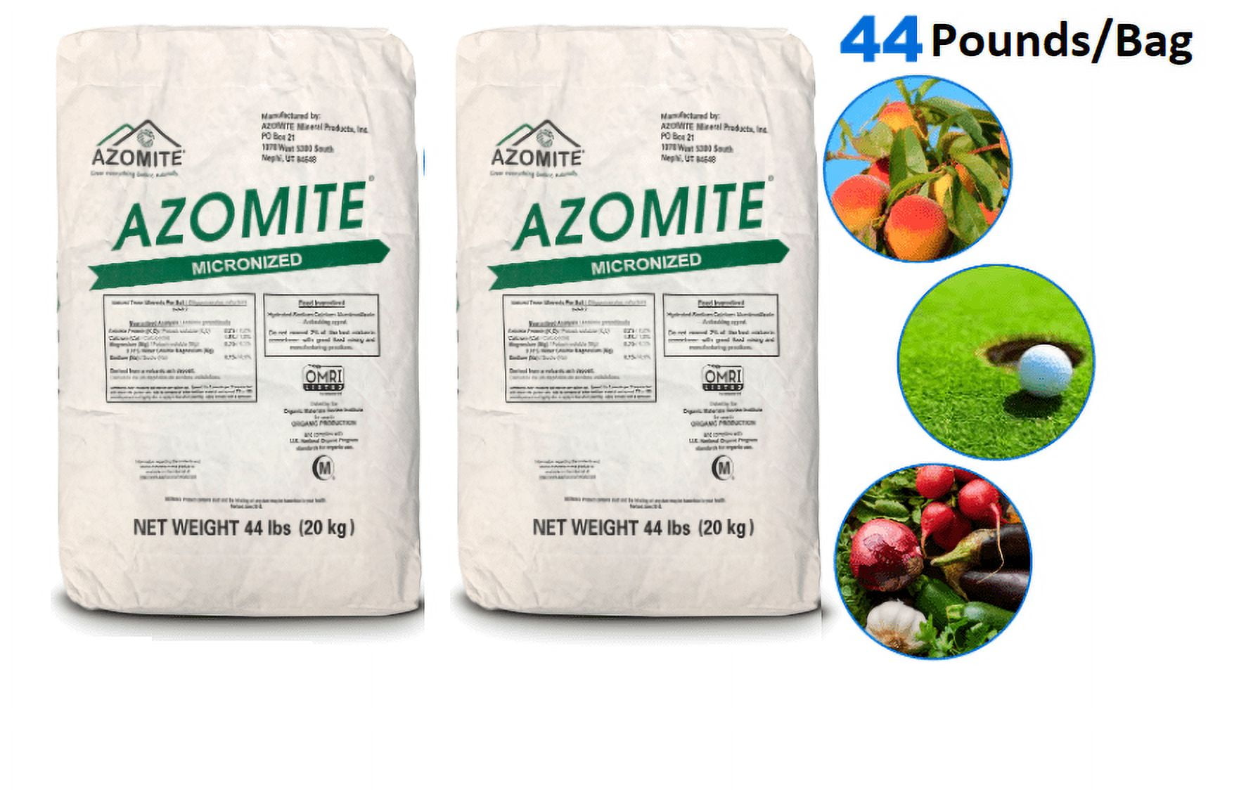 AZOMITE Micronized Bag - 100% Naturally Derived - OMRI Listed – Great ...