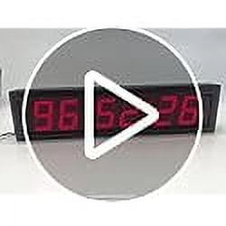 AZOOU 2.3" High Character LED Wall Clock LED Digital Timer Countdown ...