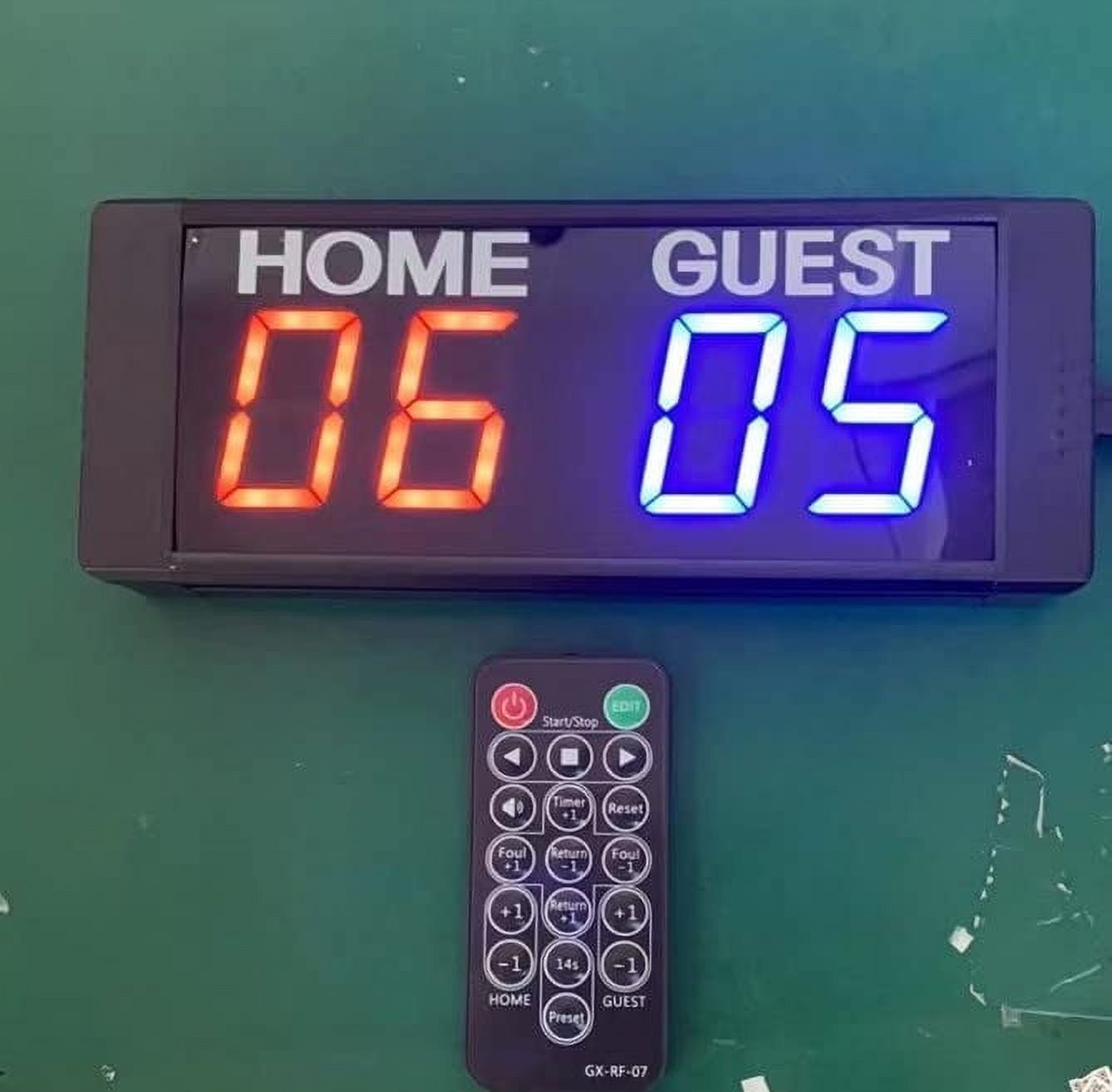 AZOOU led Digital Electronic Scoreboard with Remote Control for Sport ...
