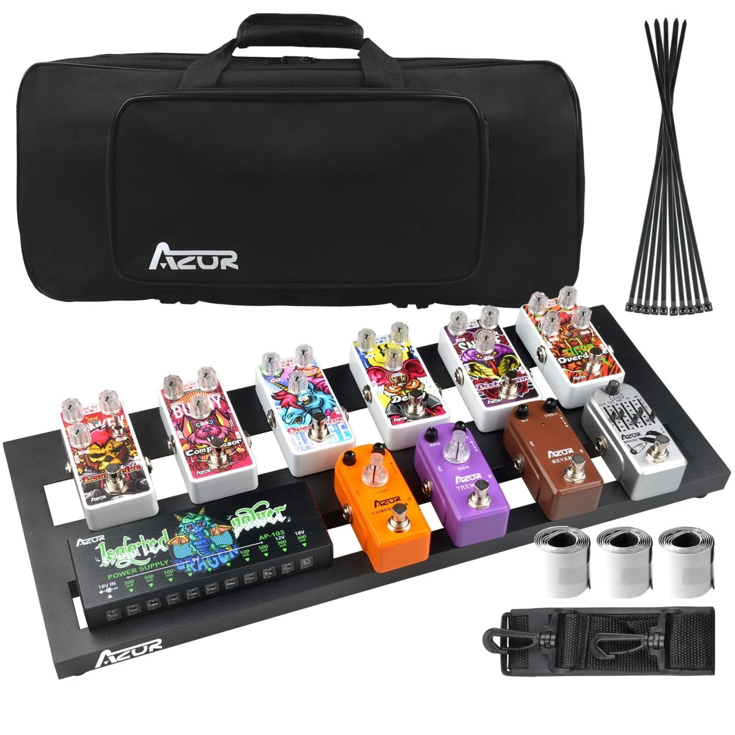 AZOR Guitar Pedal Board Aluminum Alloy And Durable Bag Guitar Parts ...