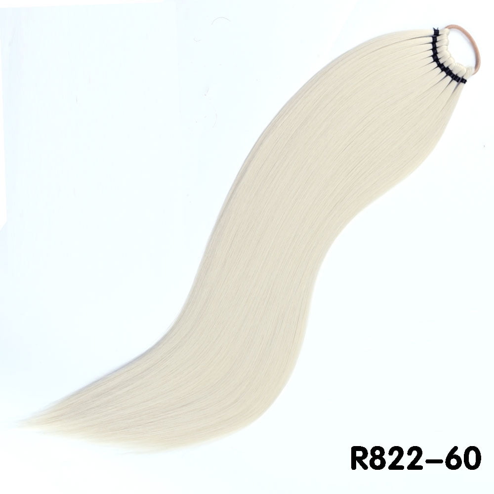 AZQUEEN Synthetic Hair Extensions Long Straight False Horse Tails Fake ...