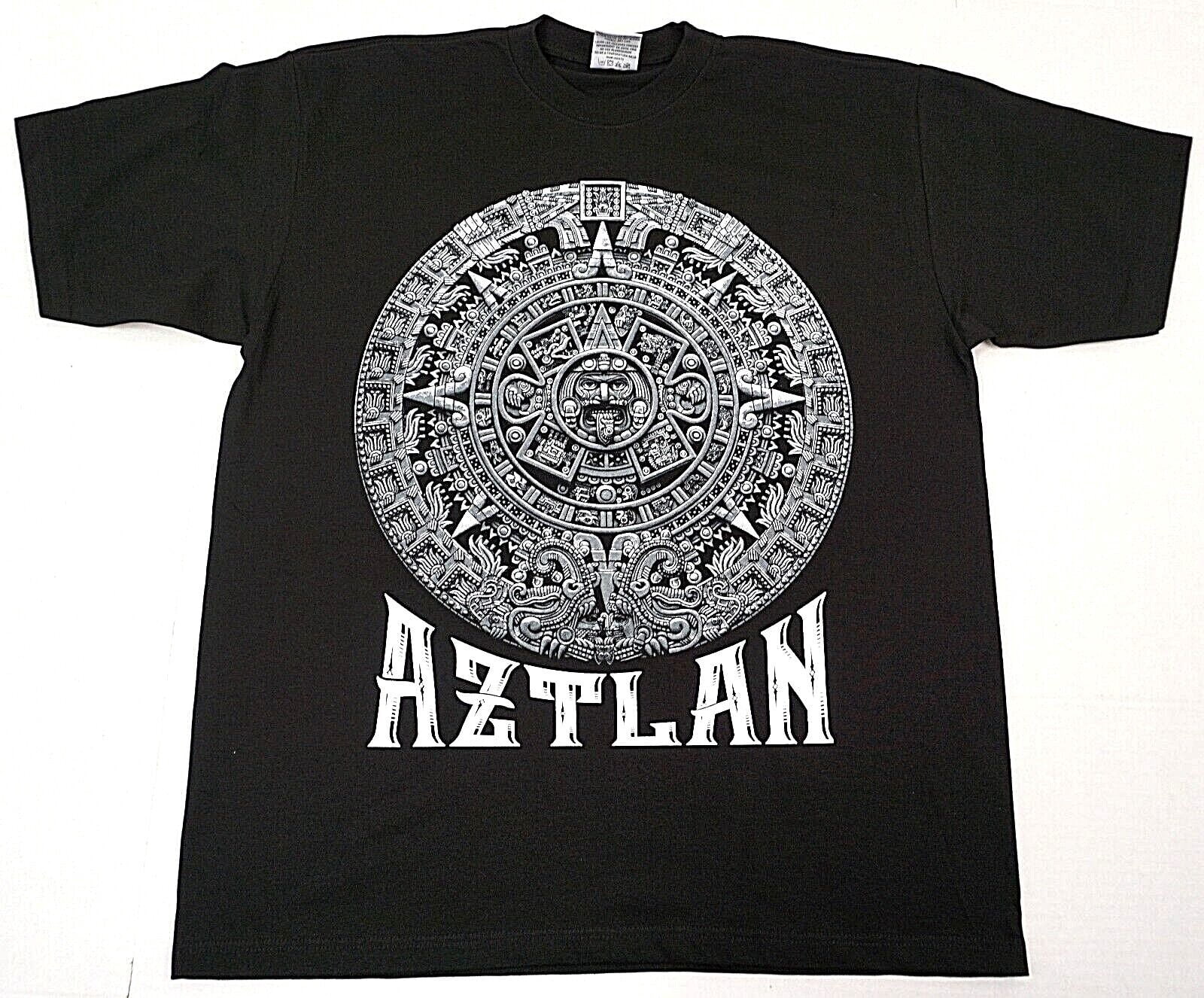 AZTLAN T-shirt Mexico Aztec Urban Streetwear Men's Tee New - Walmart.com