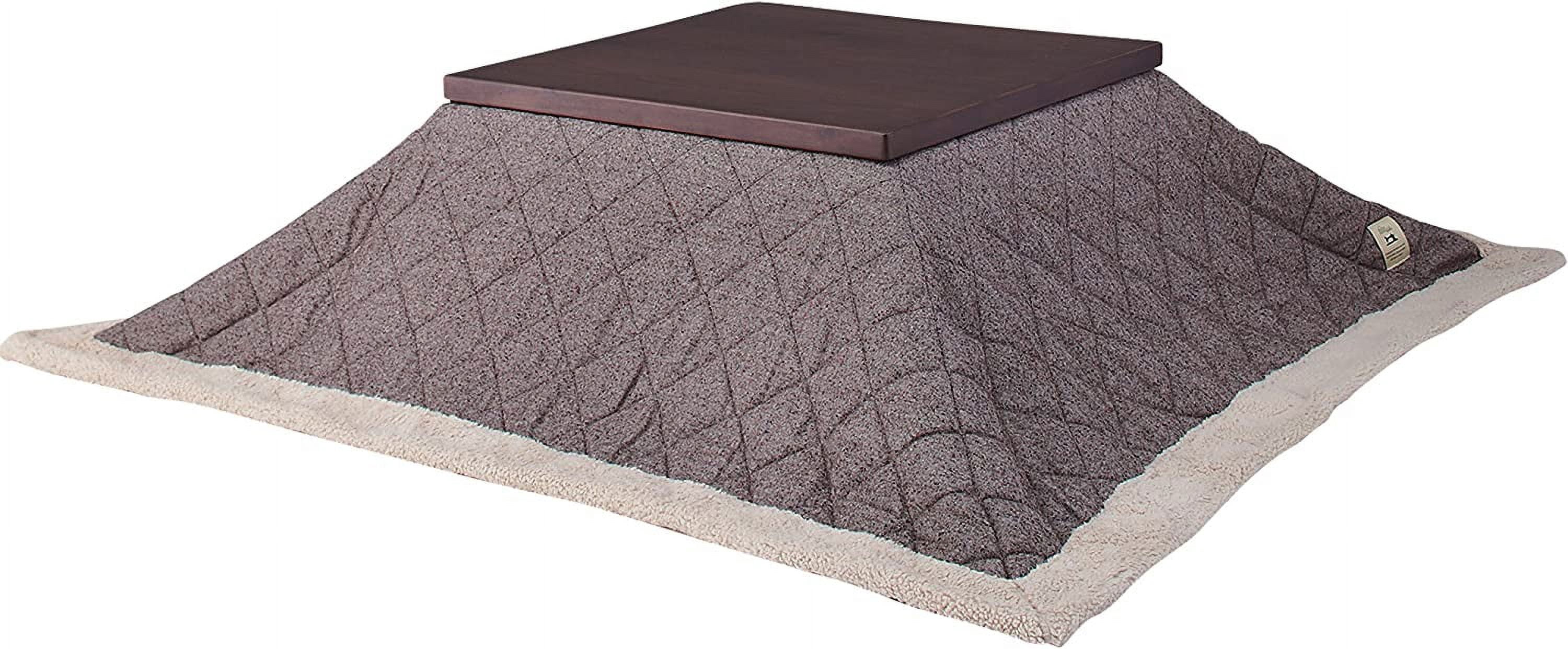 AZUMAYA KK-101BR Kotatsu Futon Comforter Square Shape W75 x D75 Inches ...