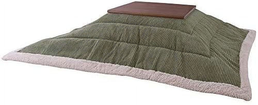 AZUMAYA KK-141KH Kotatsu Futon Comforter Square Shape, Corduroy Fabric ...