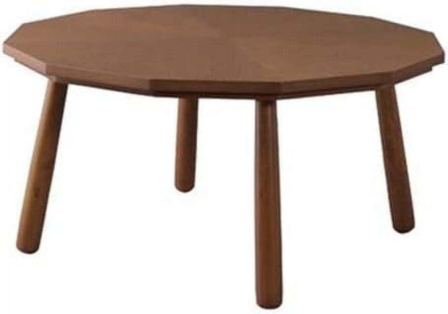 KT-110 Kotatsu Table, W31.5 x D31.5 x H15.4 Inches, Natural Oak and ...