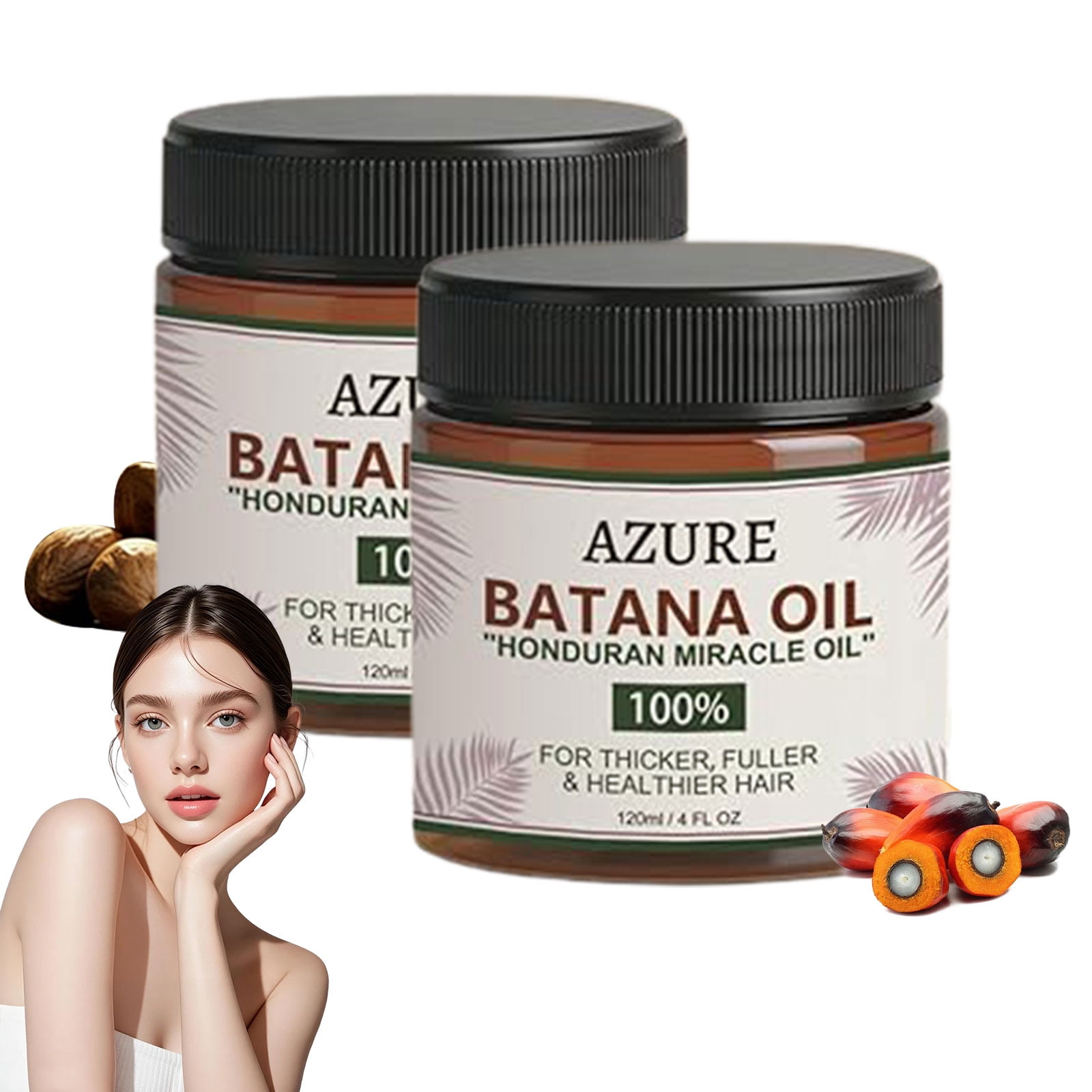 AZURE 100% Pure Batana Oil for Hair Care – Helps Support Hair Thickness ...