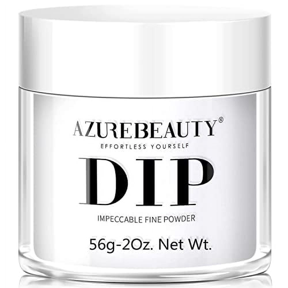 AZUREBEAUTY Dip Powder Clear Color 2Oz/56g, Basic Transparent Acrylic ...