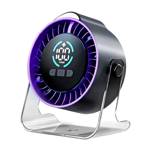 AZXY 100-Speed Stepless Digital Display Desktop Circulation Cooling Fan ...